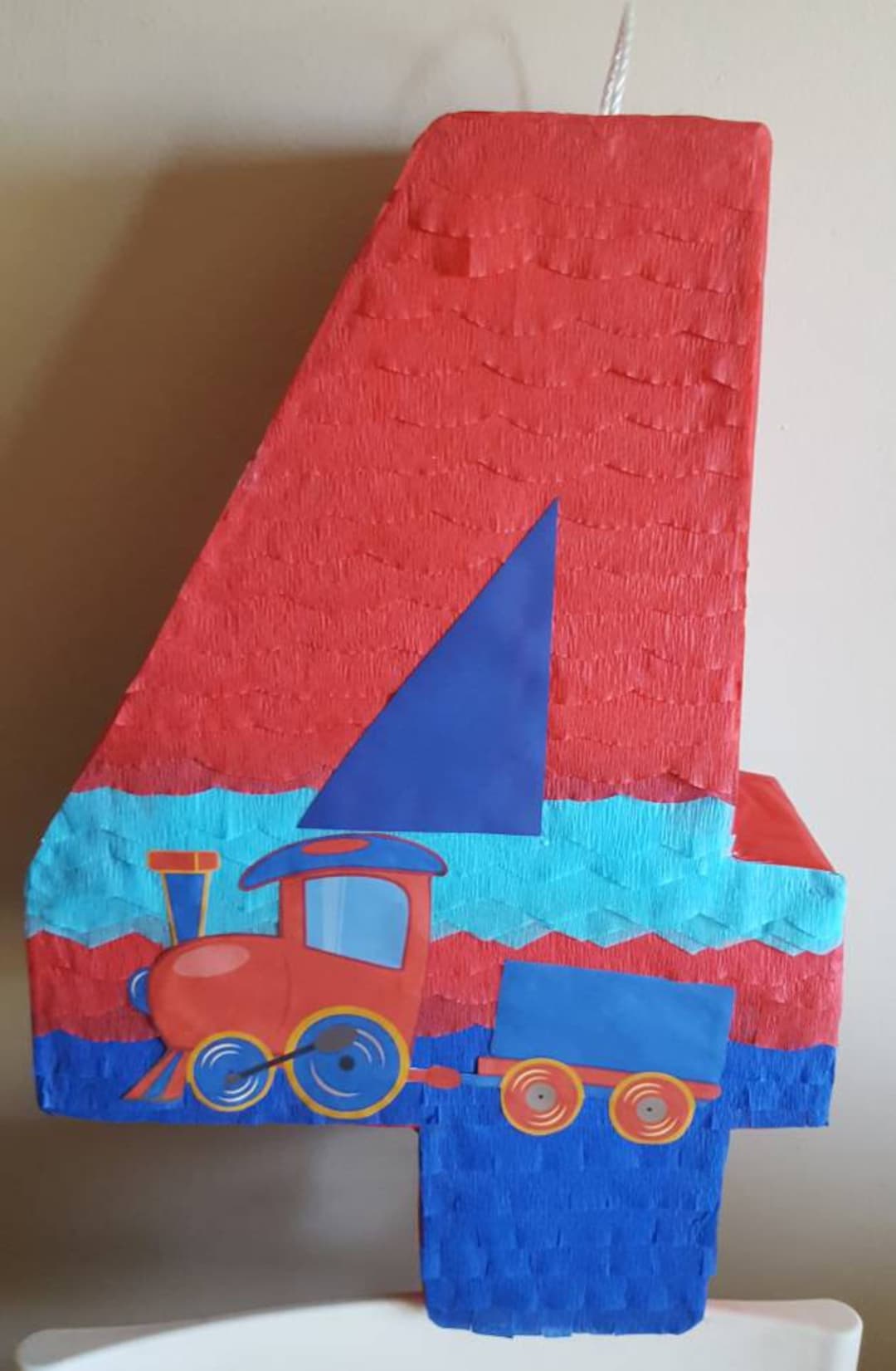 Train Number Pinata - Etsy