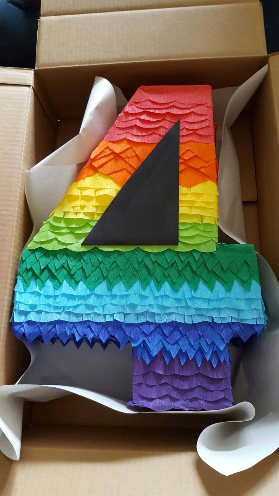 Rainbow Number Pinata - Etsy