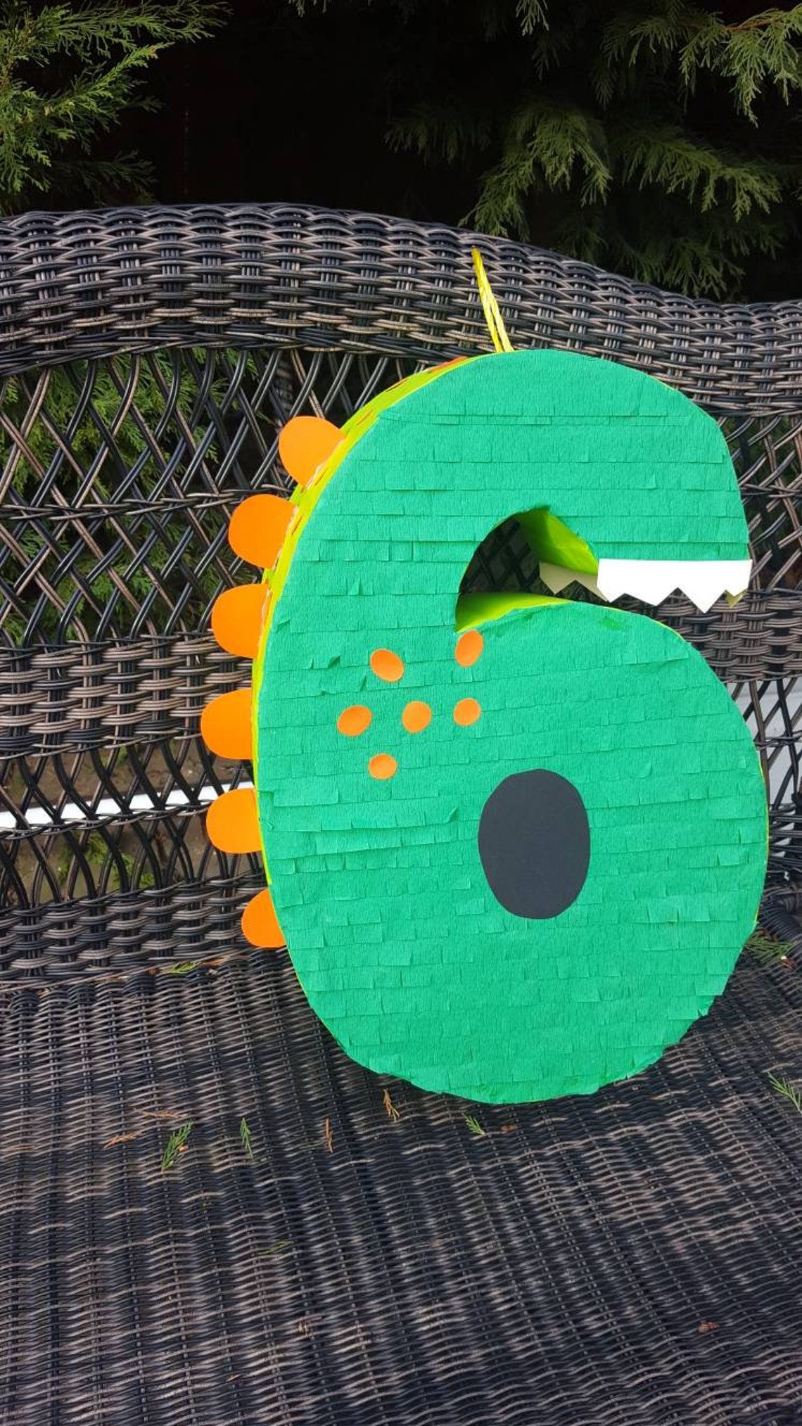 Dinosaur Number pinata | Etsy