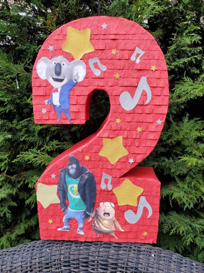 Custom Character/ Number Pinata - Etsy