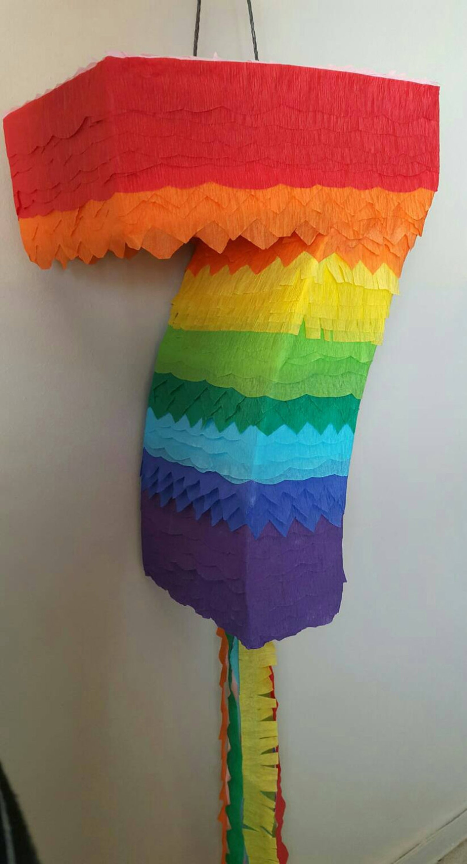 Rainbow Number Pinata - Etsy