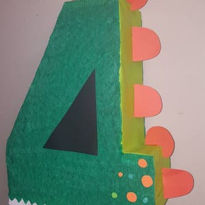Dinosaur Number Pinata - Etsy
