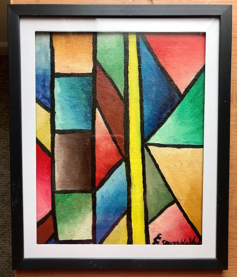 Rectangular and Triangular Collage - Etsy