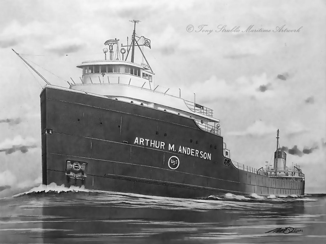 Freighter Arthur M. Anderson - Etsy