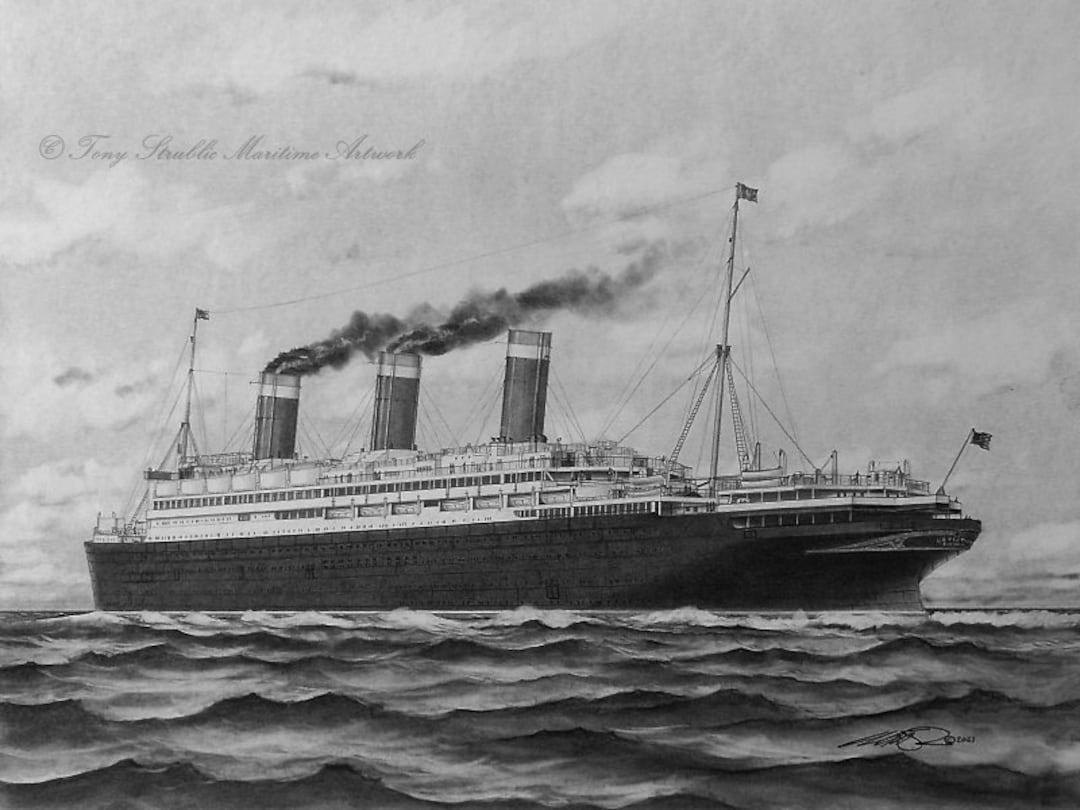 Ocean Liner S.S. Leviathan - Etsy