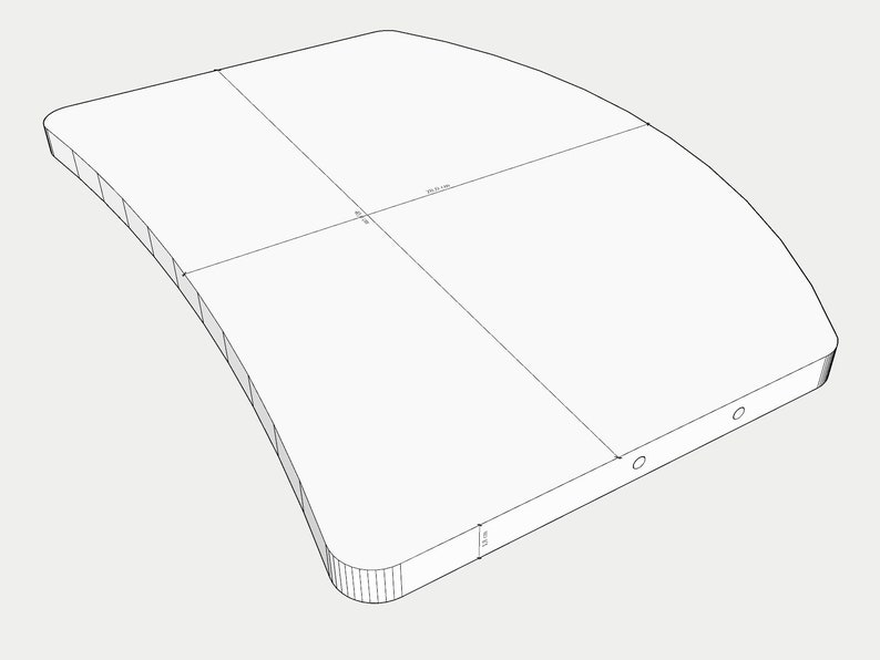 DIY, 3 Piece Nesting Shelf Coffee Table Plan (PDF), CNC Cutting Plan ...