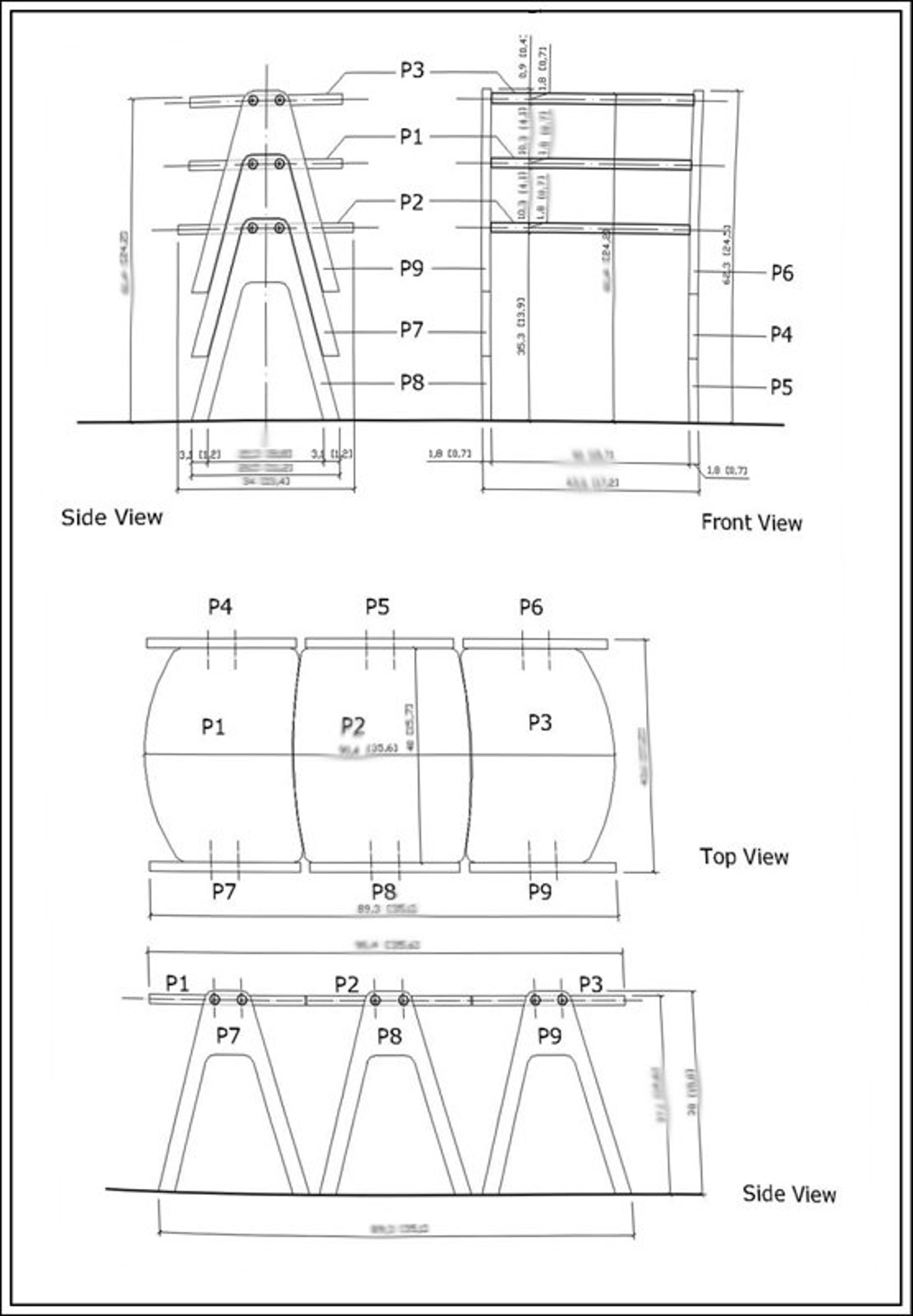 DIY, 3 Piece Nesting Shelf Coffee Table Plan (PDF), CNC Cutting Plan ...