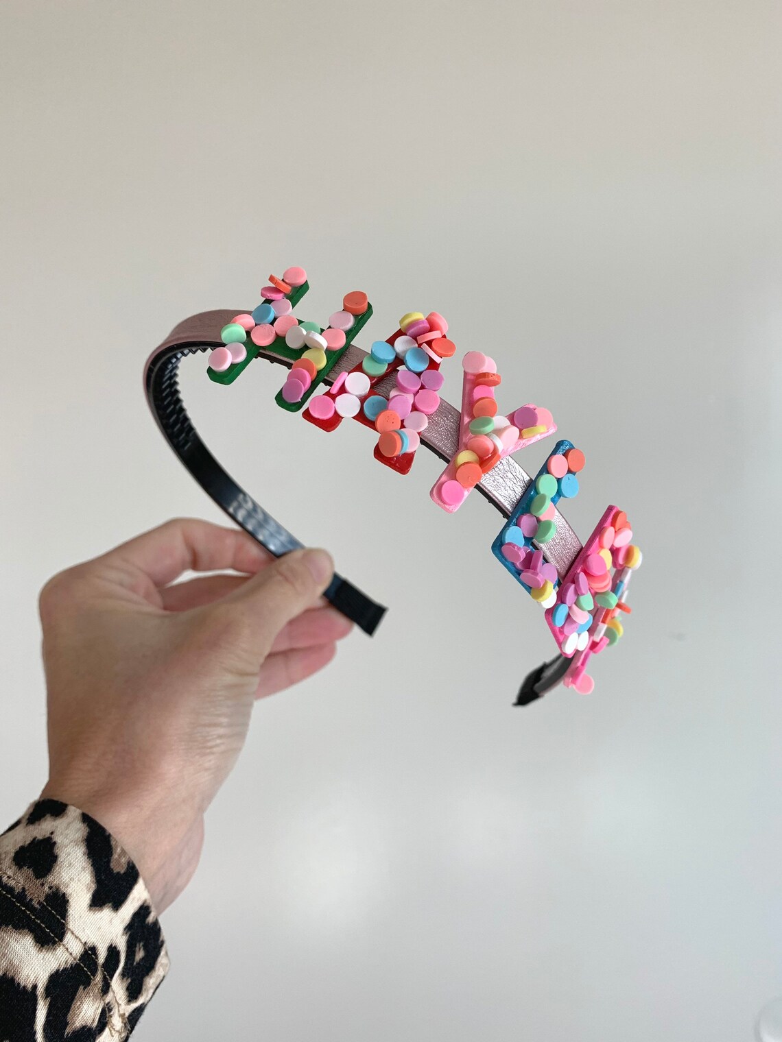 Confetti Headband: Personalized - Etsy