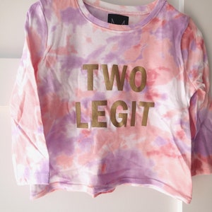 Two Legit Birthday Shirt - Etsy