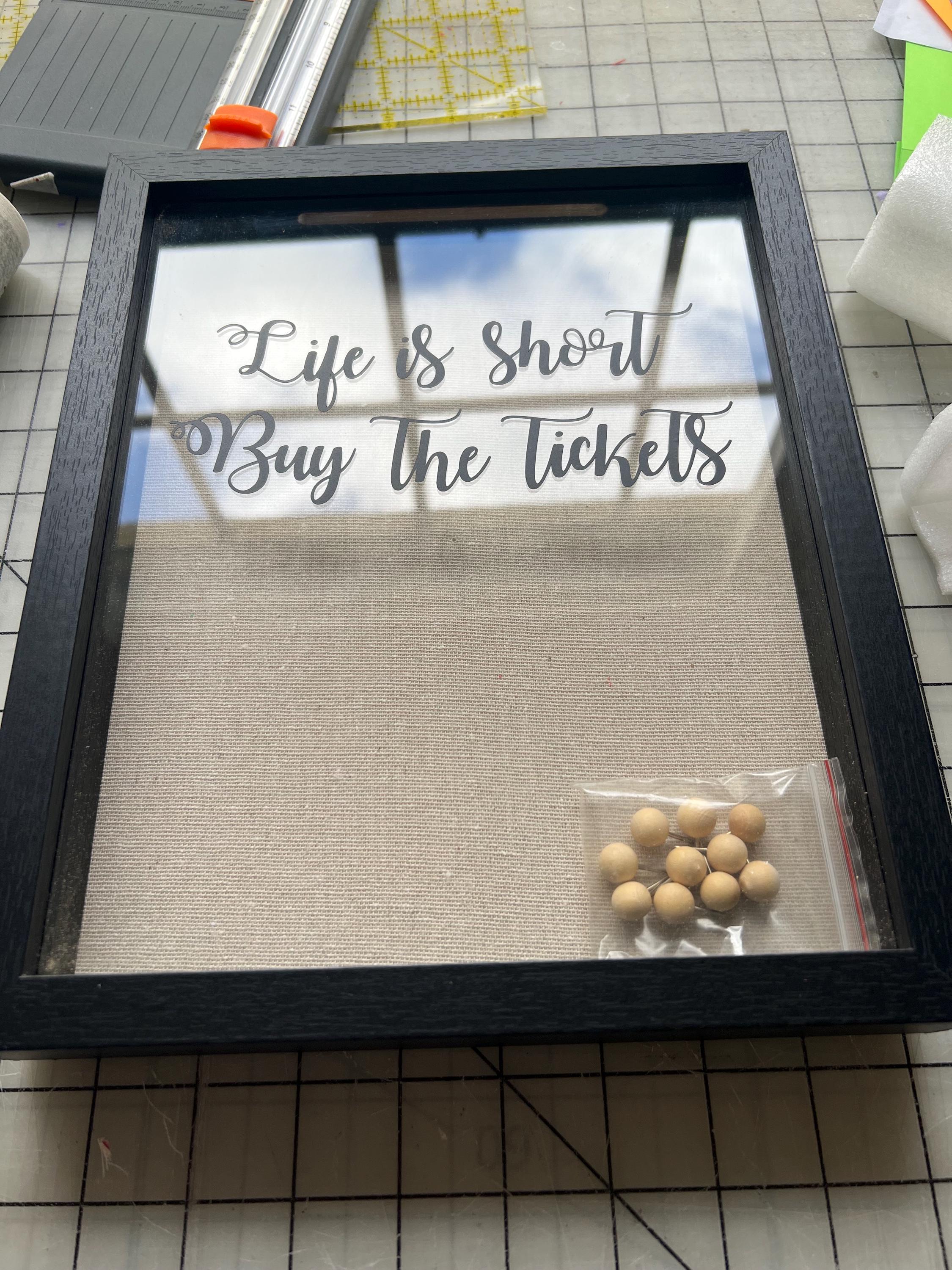 Concert -ticket Memory Shadow Box - Etsy