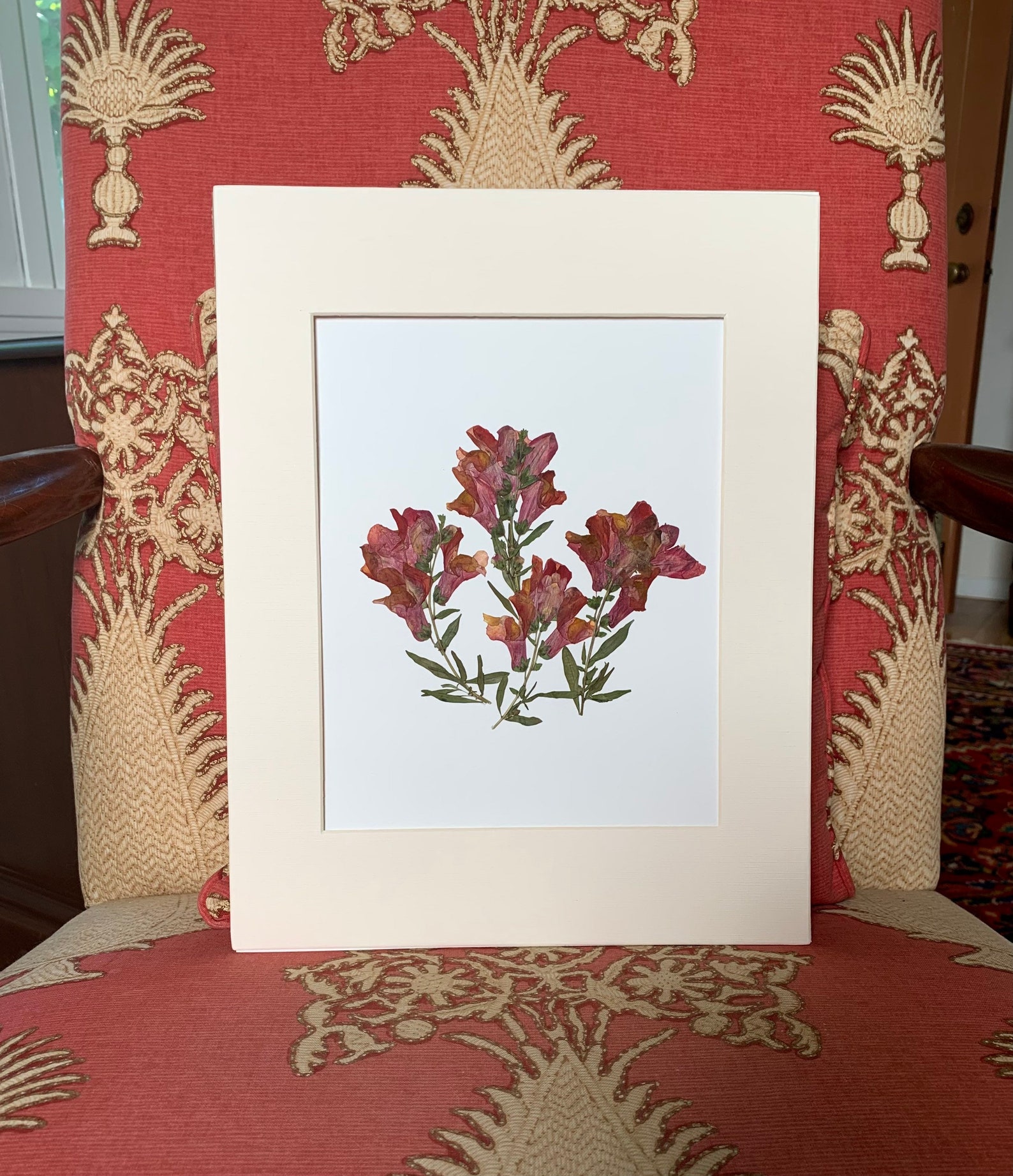 Original Real Pressed Flower Art Pressed Botanical Art - Etsy