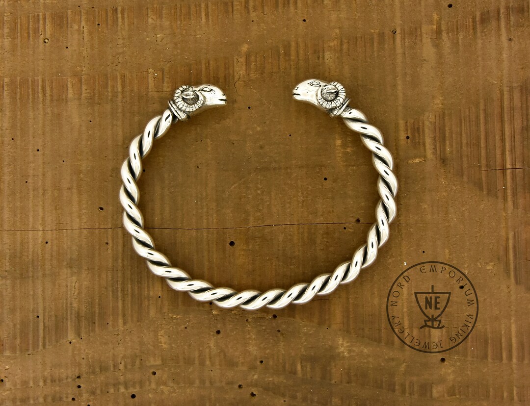 Ram Bracelet XL Size: 925 Sterling Silver Roman Empire Jewellery - Etsy