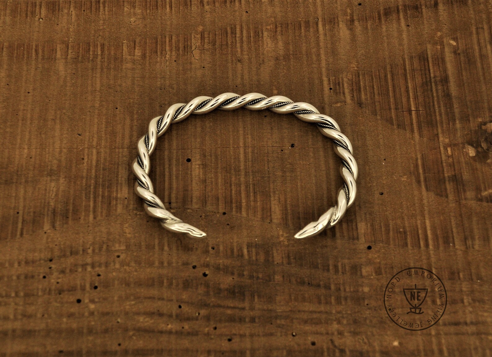 Aggersborg Bracelet L Size Sterling Silver Viking Braided - Etsy