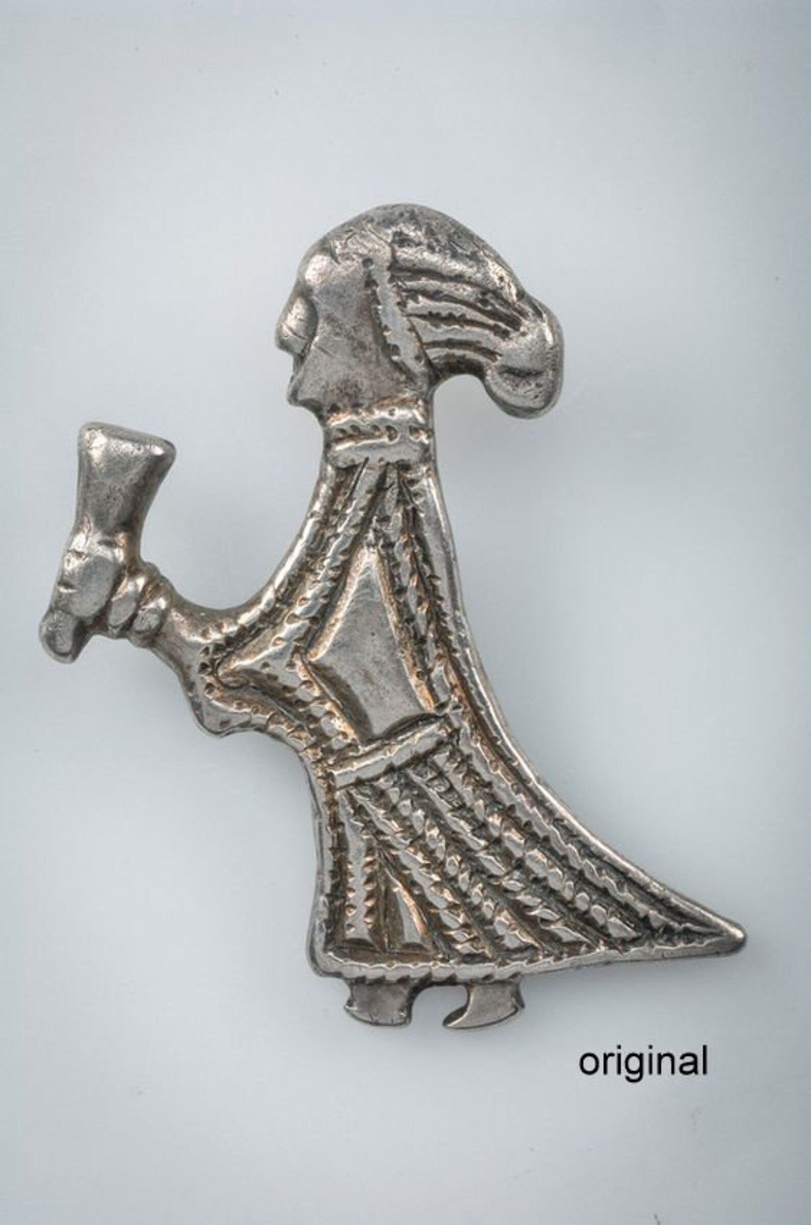 Valkyrie Pendant Öland Bronze Valkyrie Amulet Bronze - Etsy