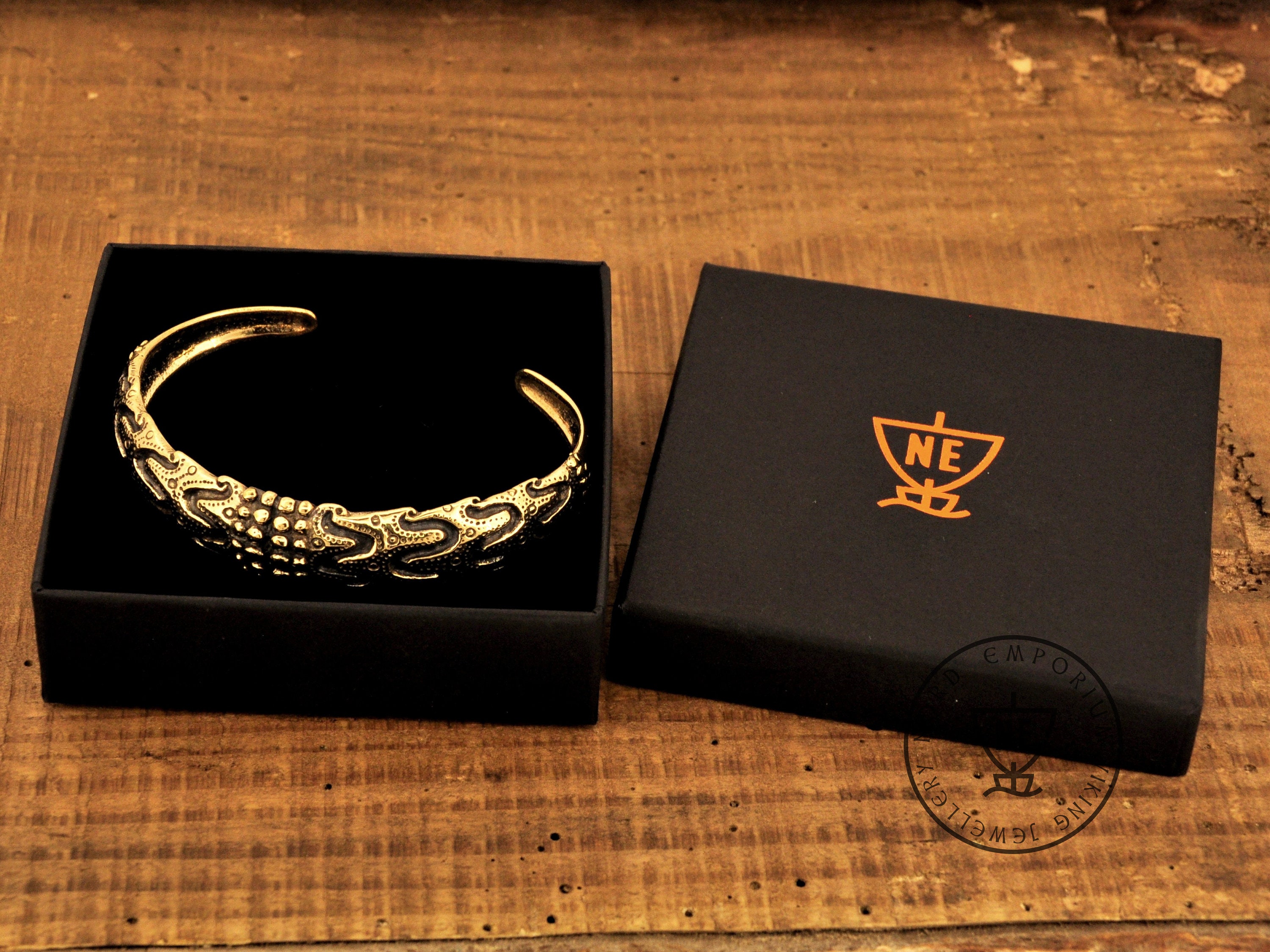 Falster Viking Bracelet L Size Bronze / Viking Arm Ring / - Etsy