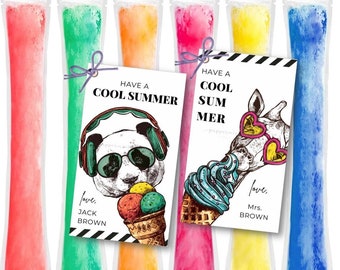 Popsicle Gift Tag - Etsy