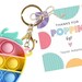 Pop It Gift Tags: Thanks for Poppin' By, Editable Tag (instant Download ...