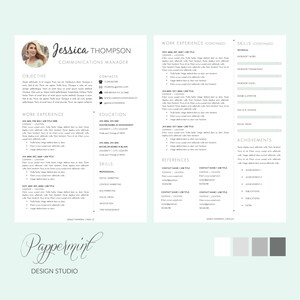 Teacher Resume Template for Word & Pages, Teacher CV Template ...