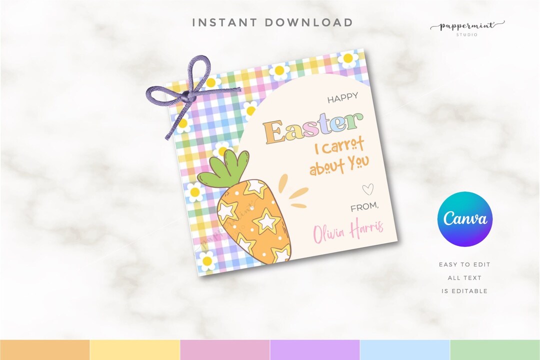 I CARROT About You | Happy Easter Cards | Happy Easter Everybunny I ...