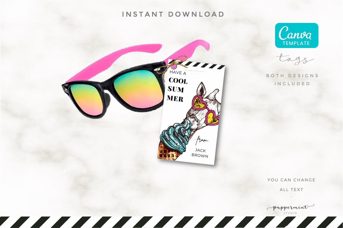 Have a Super COOL Summer Frozen Ice Pop Tag Printable and | Etsy