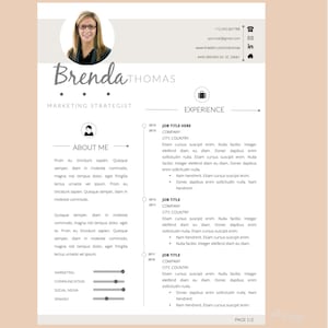 Teacher Resume Template for Word and Pages | 1, 2 & 3 Page Teacher ...