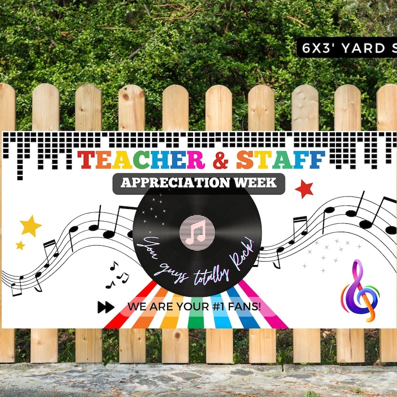 Teacher Appreciation Banners - Etsy