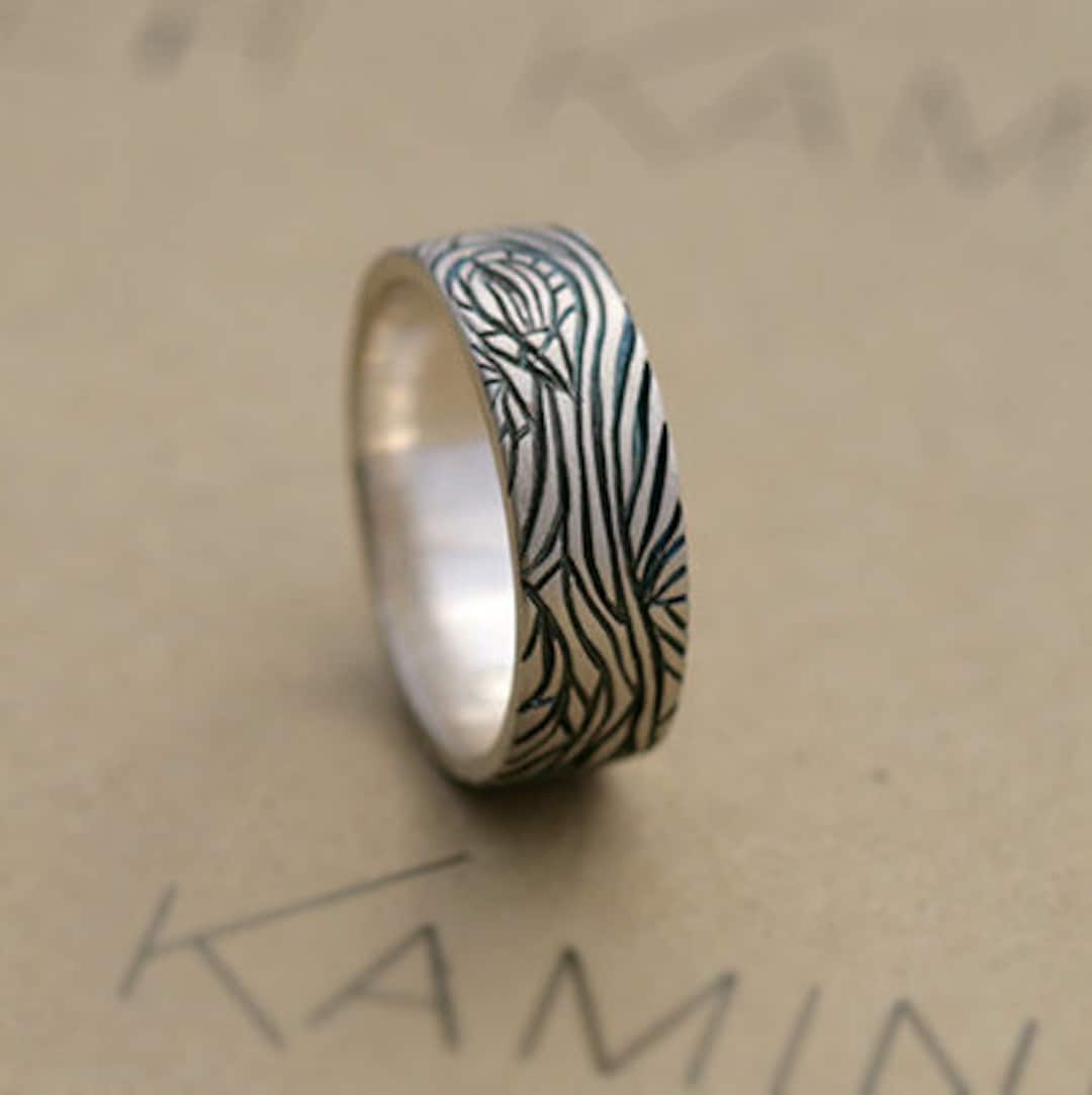 Personalized Silver Ring With Custom Inside Engraving, One-of-a-kind ...