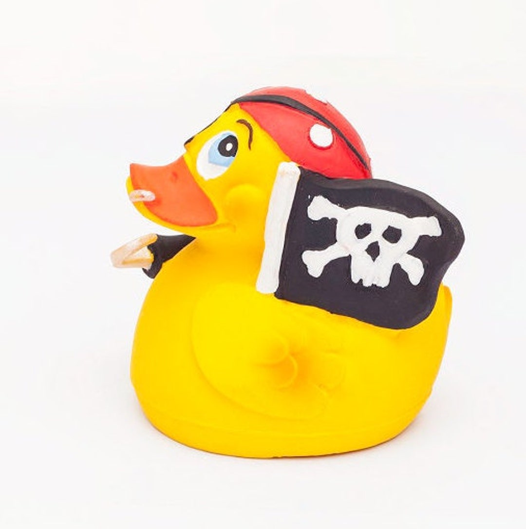 Natural Rubber Duck Pirate Bath Toy 3 Years - Etsy UK