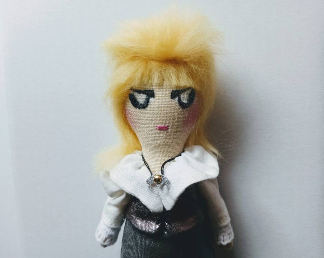 David Bowie as Jareth the Goblin King, Mini Icon Doll. Approx. 17cm ...