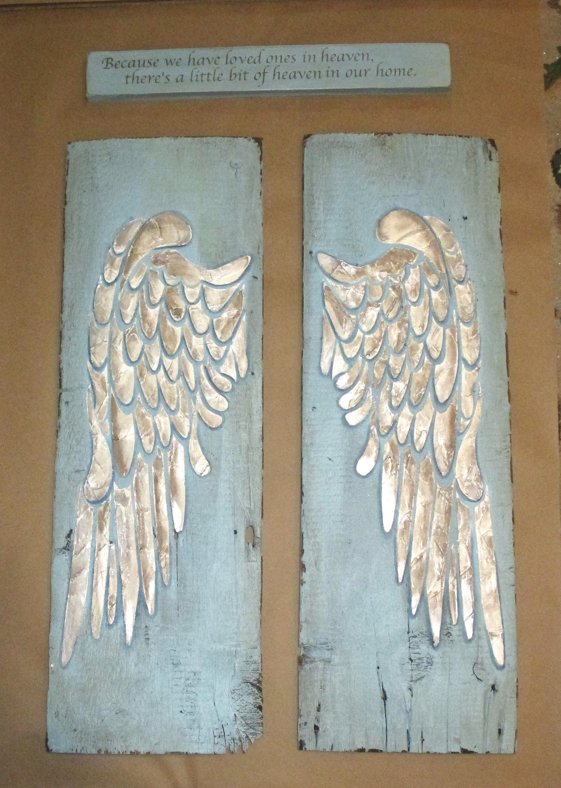Angel Wings Wood Angel Wings Wing Wall Decor Recycled Wood - Etsy