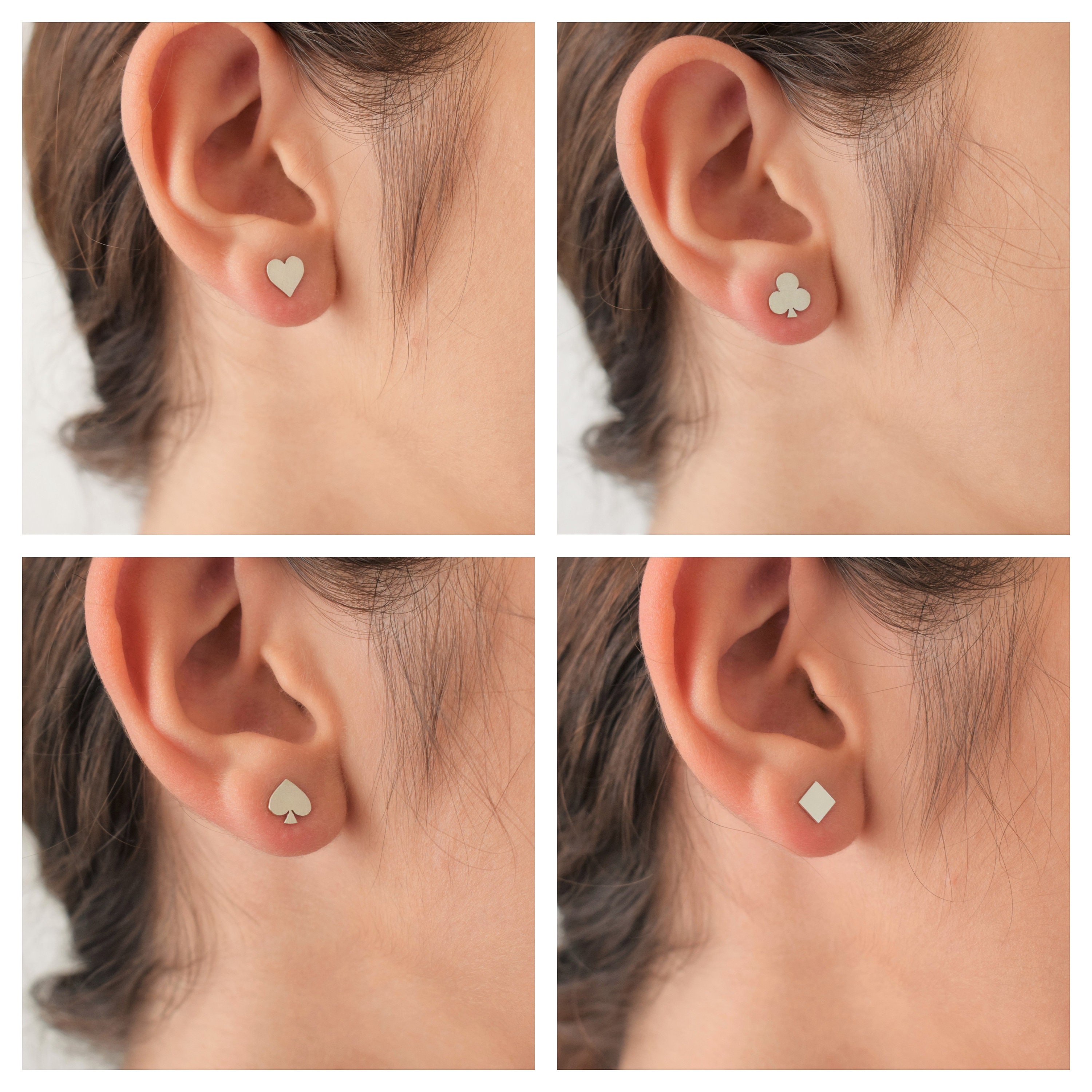 Mismatched earrings men store