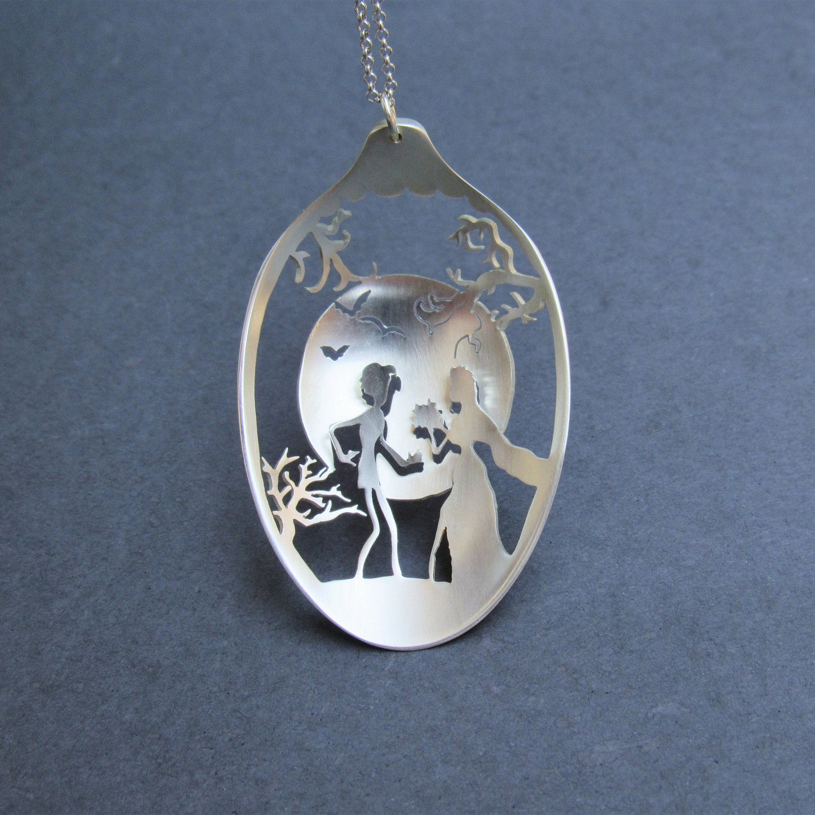 Tim Burton's Corpse Bride Necklace Spoon Necklace for - Etsy