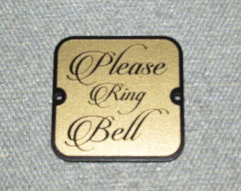 Ring bell sign | Etsy