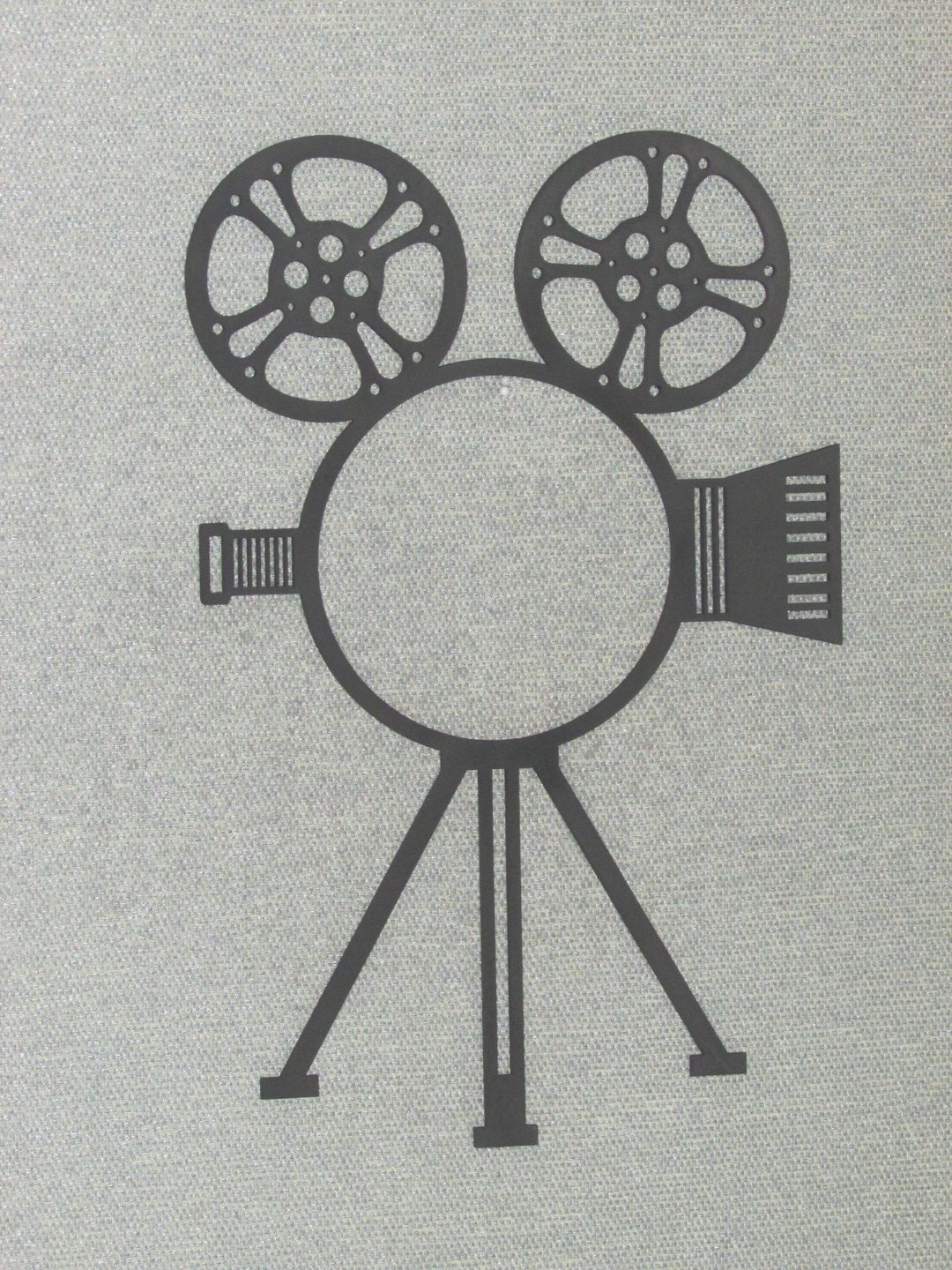 Custom Movie Theater Round Camera and Reels Wooden Wall Art - Etsy