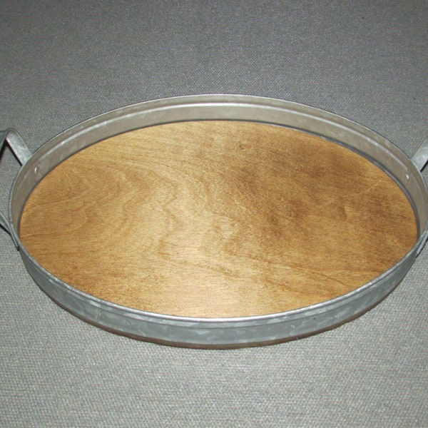 Rustic Metal Tray - Etsy