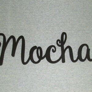 Lot of 5 Coffee Wall Words Decor Mocha Latte Java Espresso - Etsy