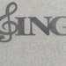 Sing With Treble Clef Laser Cut Wood Wall Art Decor Music - Etsy