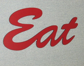 Eat Sign - Etsy