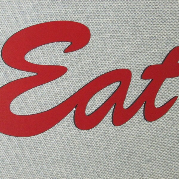 Eat Sign - Etsy