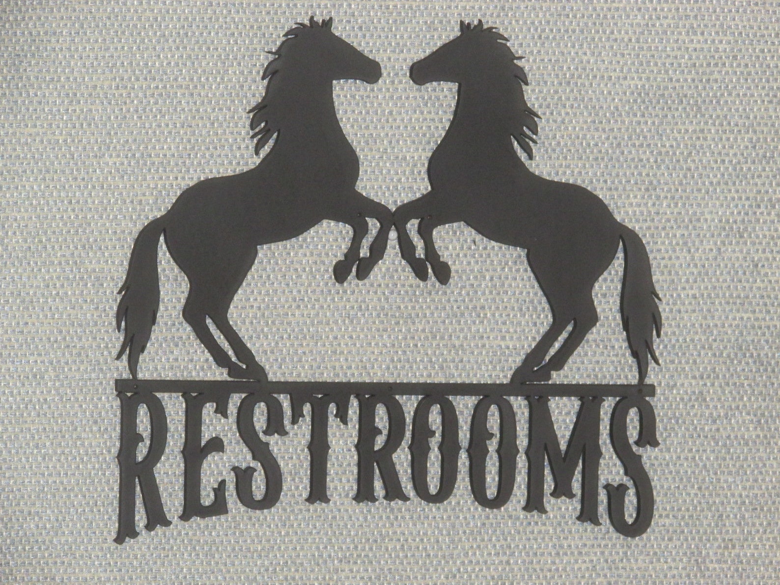 Western Restroom or Restrooms Door Sign. Your Choice of Size. Free ...