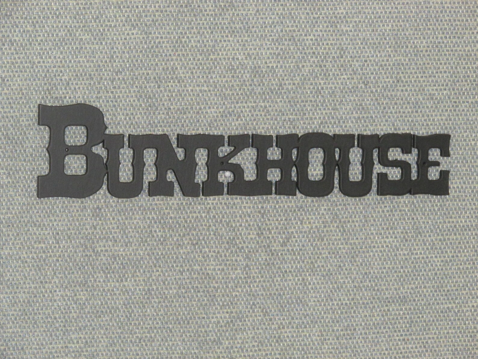 BUNKHOUSE Wall or Door Sign Western Style, Size and Color Options, Free ...