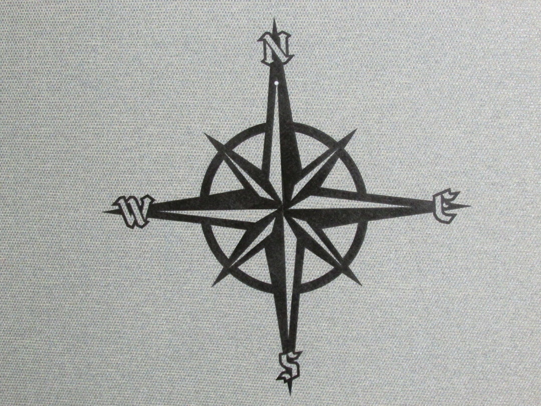 16" Nautical Compass Rose Wall Art Decor - Etsy