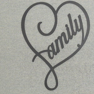 FAMILY HEART Wood Wall Word and HEART Art Decor Laser Cut Wood Sign - Etsy