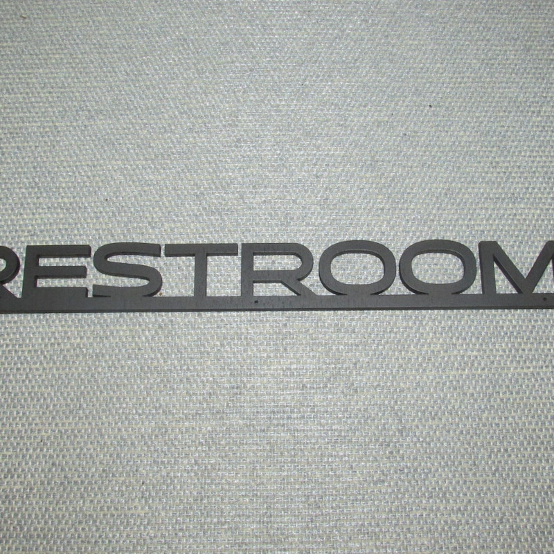 Sign for Bathroom - Etsy