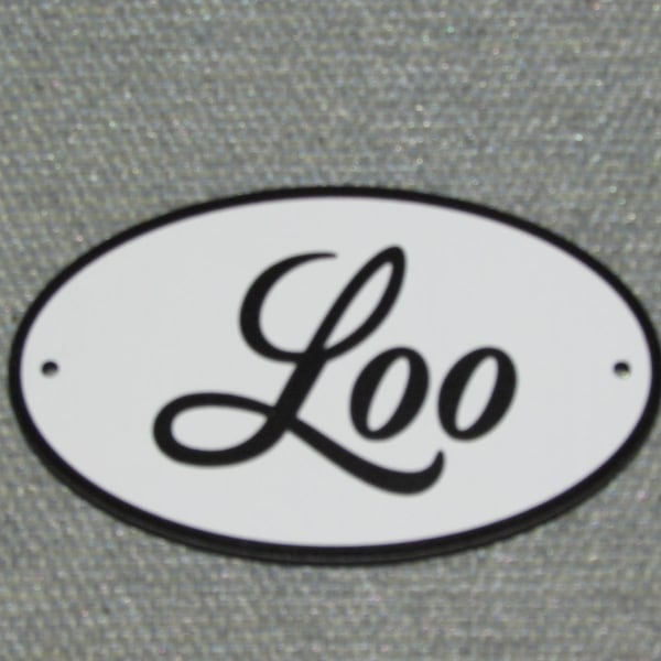 Loo Sign - Etsy