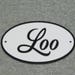 Loo Bathroom Door Sign Plaque Restroom Black Letters - Etsy