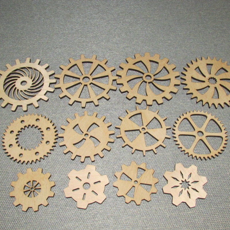 Wooden Gears - Etsy