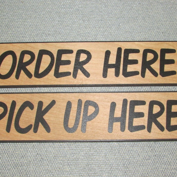 Order Here Hanging Sign - Etsy