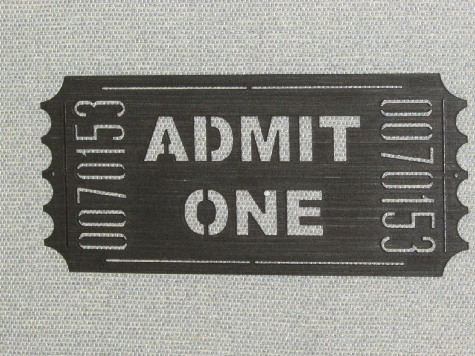 Movie Theater Ticket Wood Wall Art Cinema Home Decor Sign - Etsy