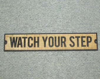 Watch Your Step | Etsy